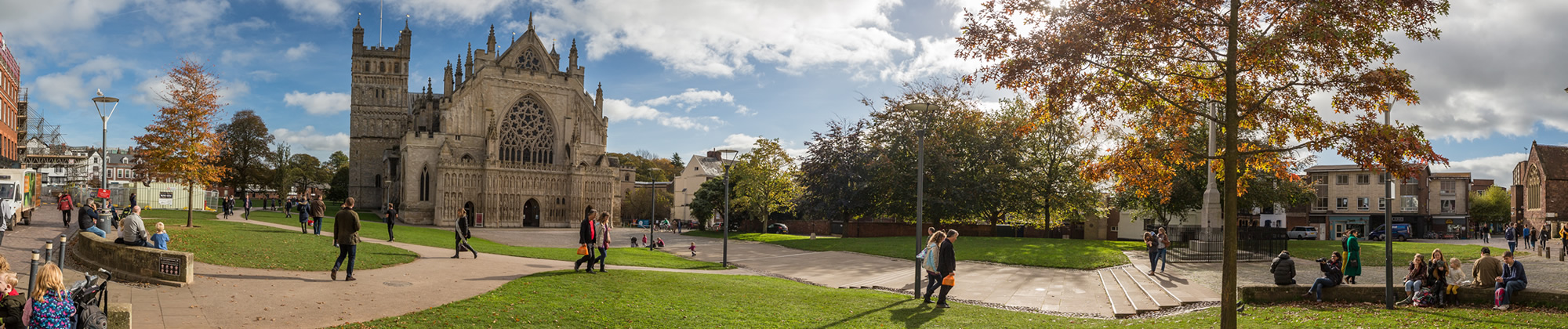 Cathedral Green - Exeter Cathedral