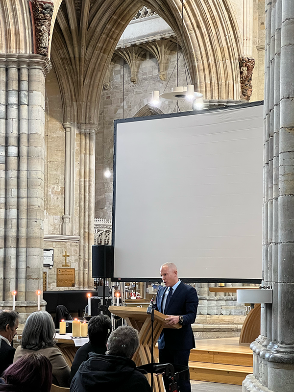 Judge Rinder Gives Address at Holocaust Memorial Day Service | Exeter ...