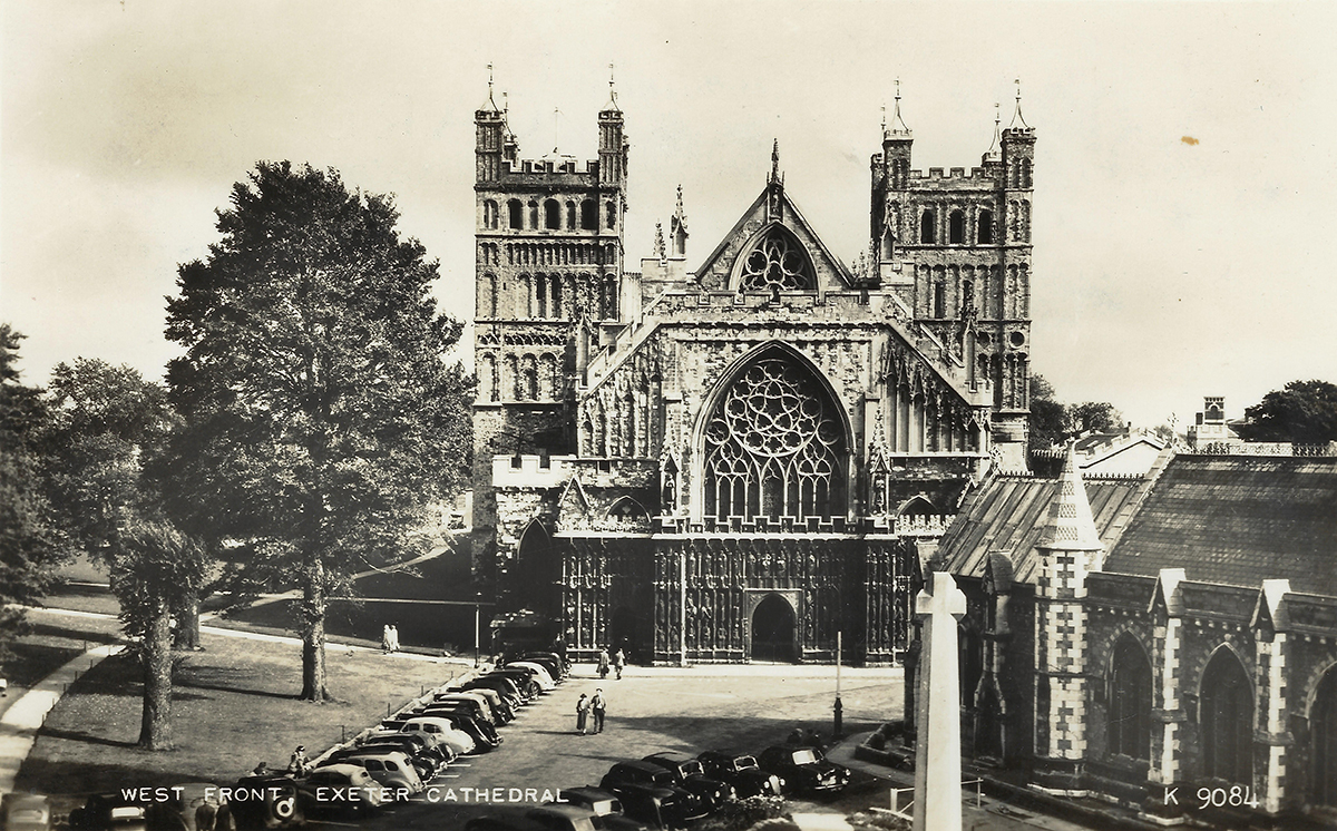 A Tale of Two Postcards | Exeter Cathedral