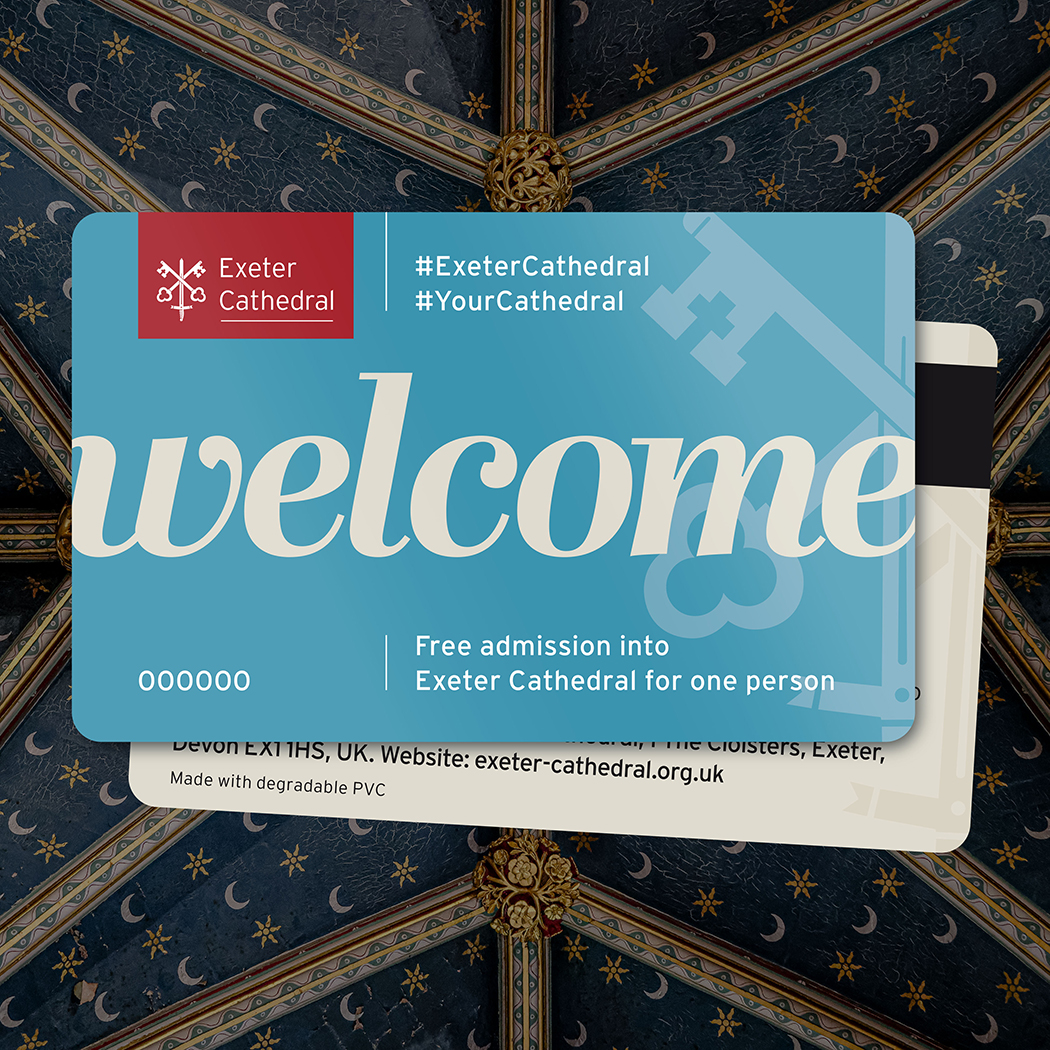 Exeter Cathedral Welcome Card | Exeter Cathedral